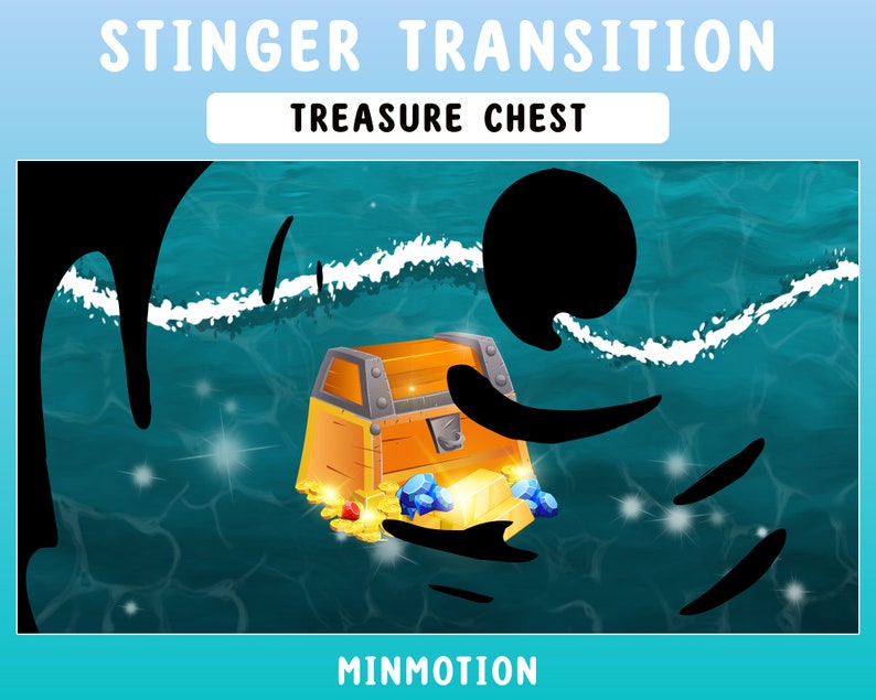 Animated Twitch Stream Stinger Transition / Treasure Chest - Etsy