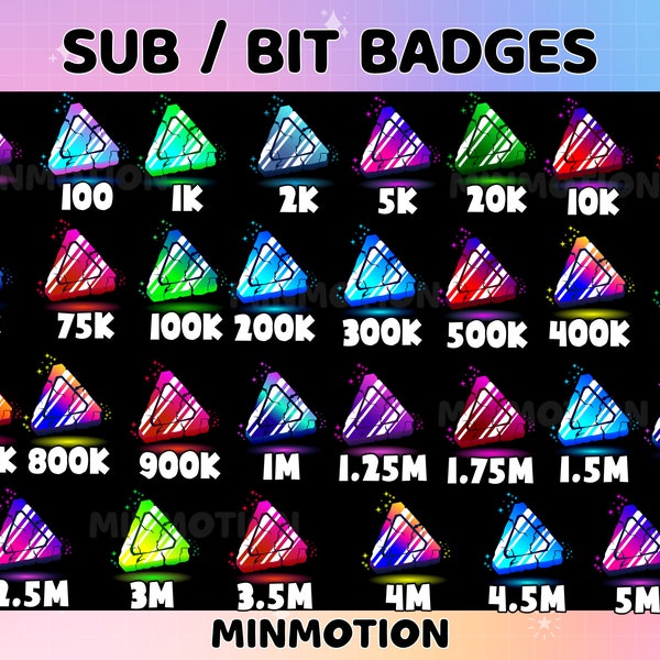 Twitch Bit Tier Emote - Etsy
