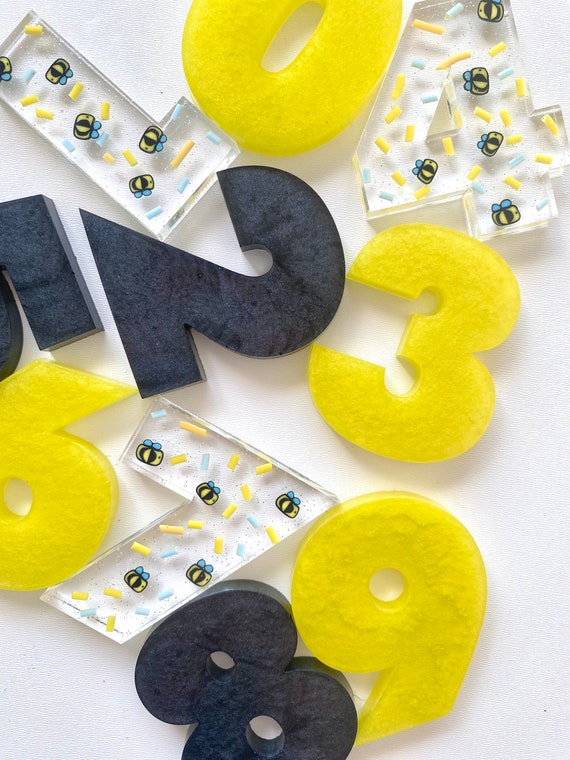 Bumblebee Number Set - Etsy