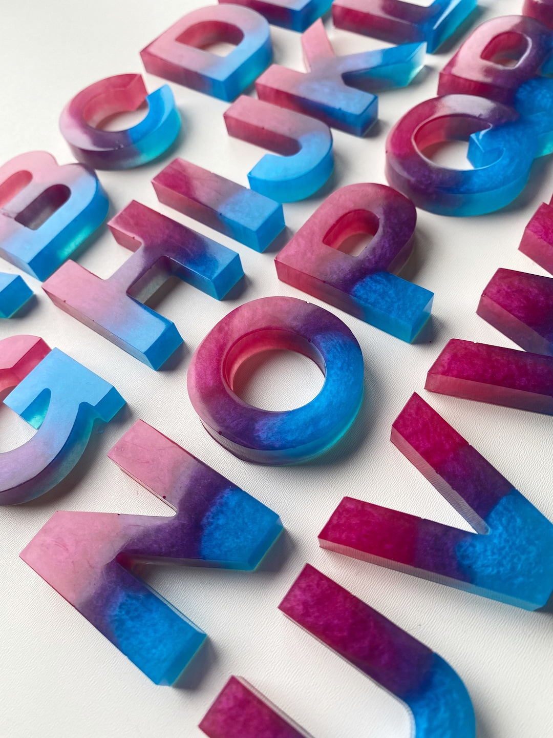 Resin Alphabet Letters - Etsy