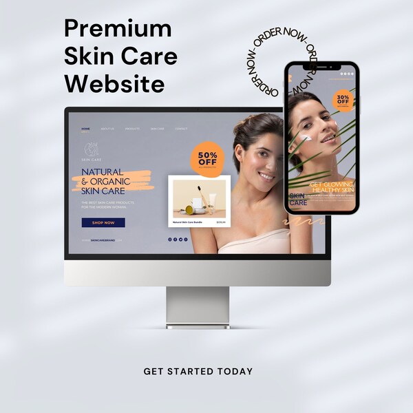 Skin Care Wordpress Template - Etsy