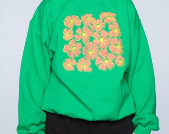 Screen Printed Sweatshirt - Etsy