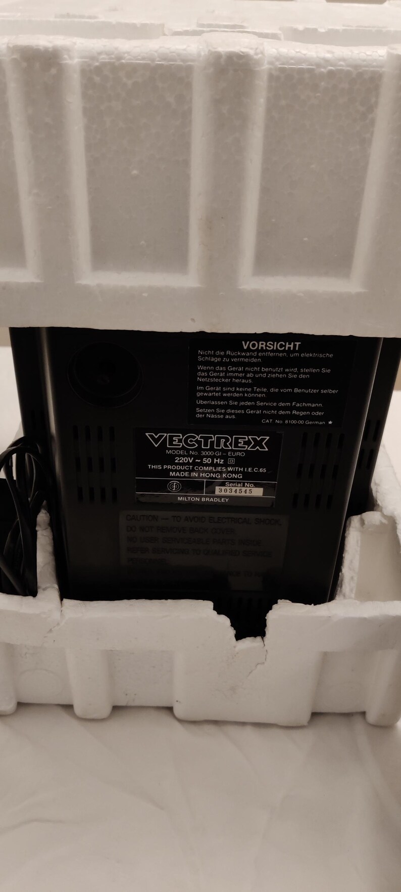 MB VECTREX, Complete in Box, Serviced Unit, 220V Version, Vintage ...