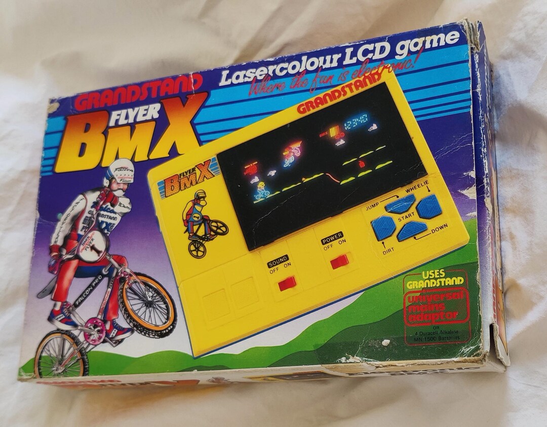 Grandstand, "bmx Flyer", Boxed, Lcd, Lsi, VFD, Handheld Vintage Game ...