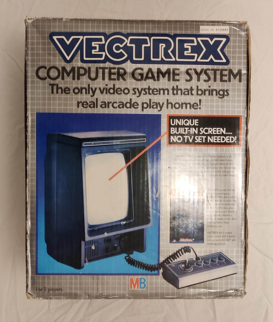 MB VECTREX, Complete in Box, Serviced Unit, 220V Version, Vintage ...