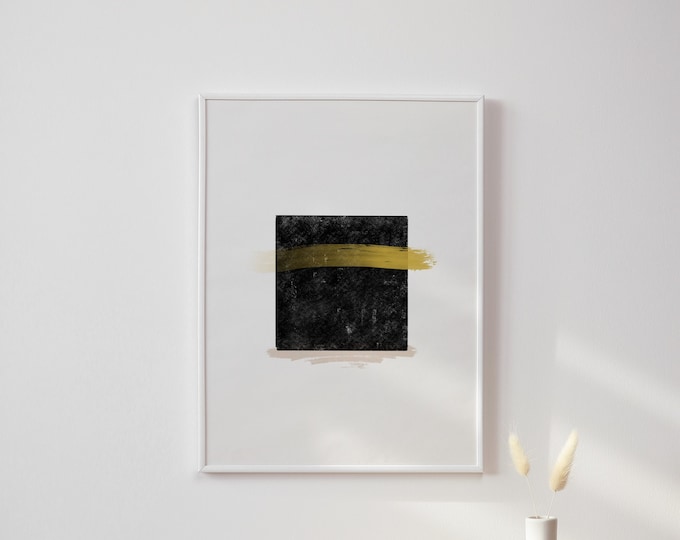 Kaba Kaaba Minimalist Print Islamic Prints Islamic Wall Art Home Office ...