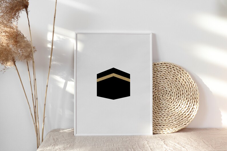 The Holy Kabah / Kaaba Poster | Digital Download, Wall Decor, Islamic ...