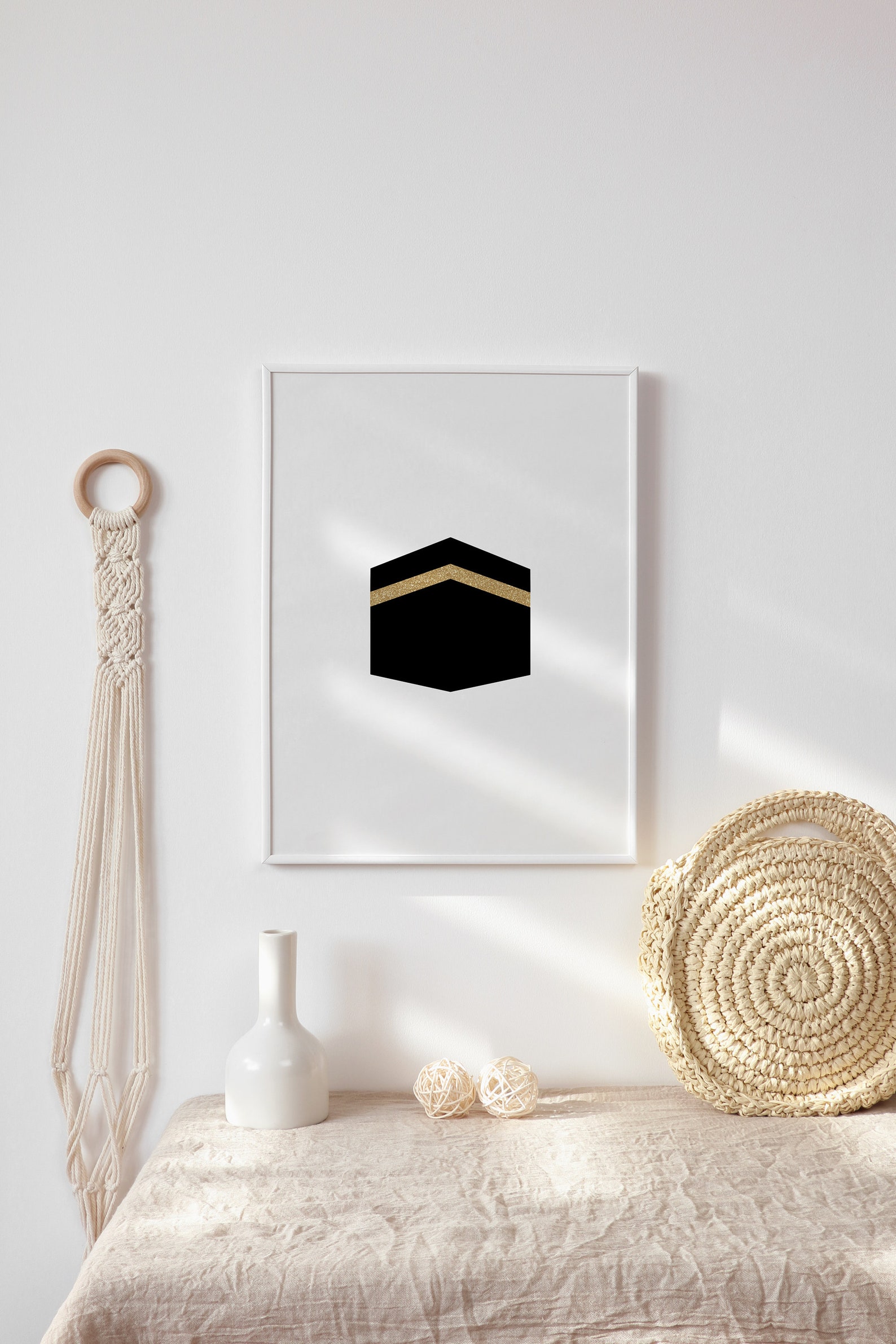 The Holy Kabah / Kaaba Poster | Digital Download, Wall Decor, Islamic ...