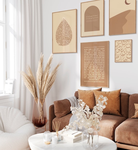 Set of 5 Islamic Posters Digital Download Islam Digital - Etsy