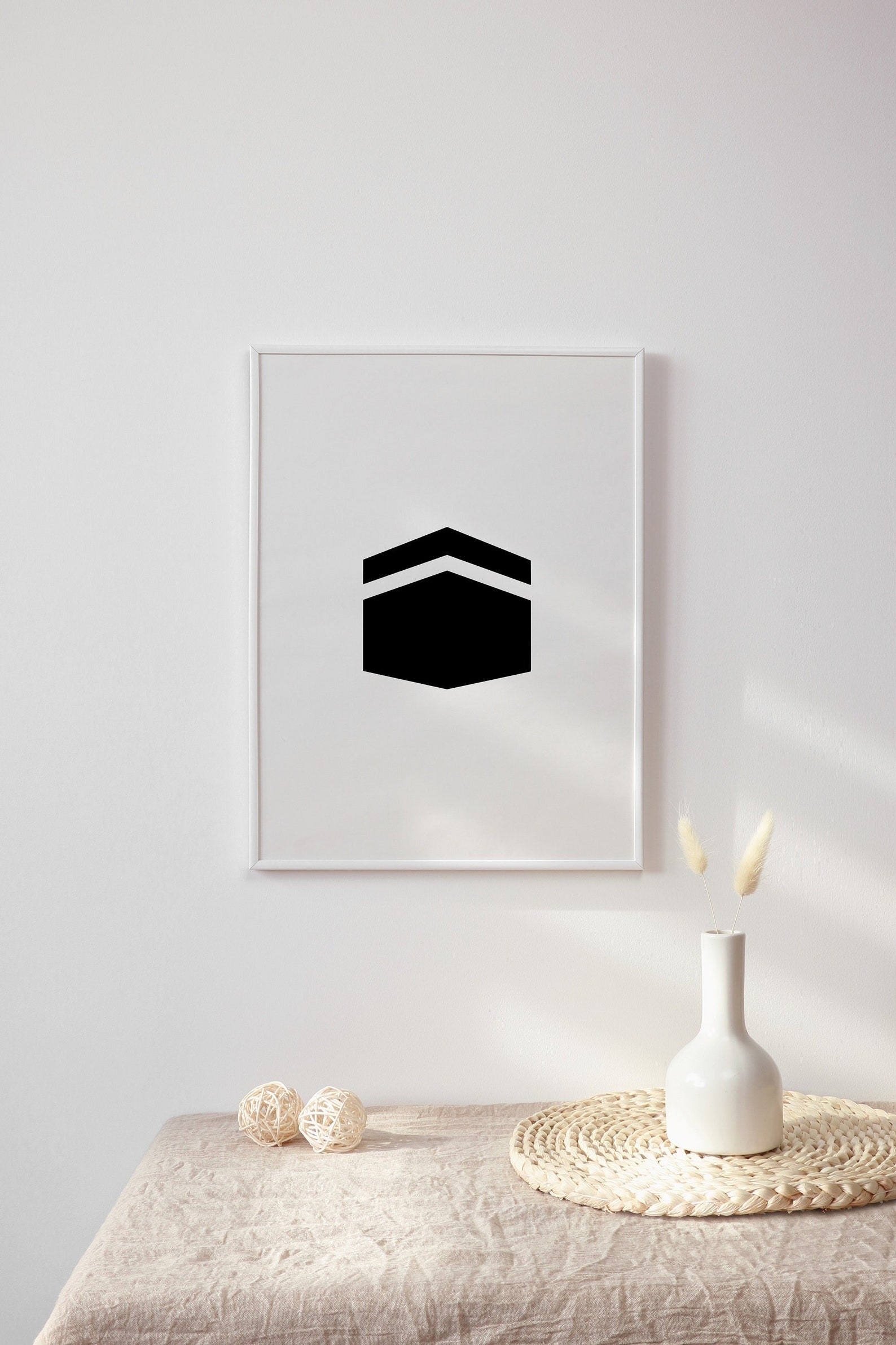 The Holy Kabah / Kaaba Poster | Digital Download, Wall Decor, Islamic ...