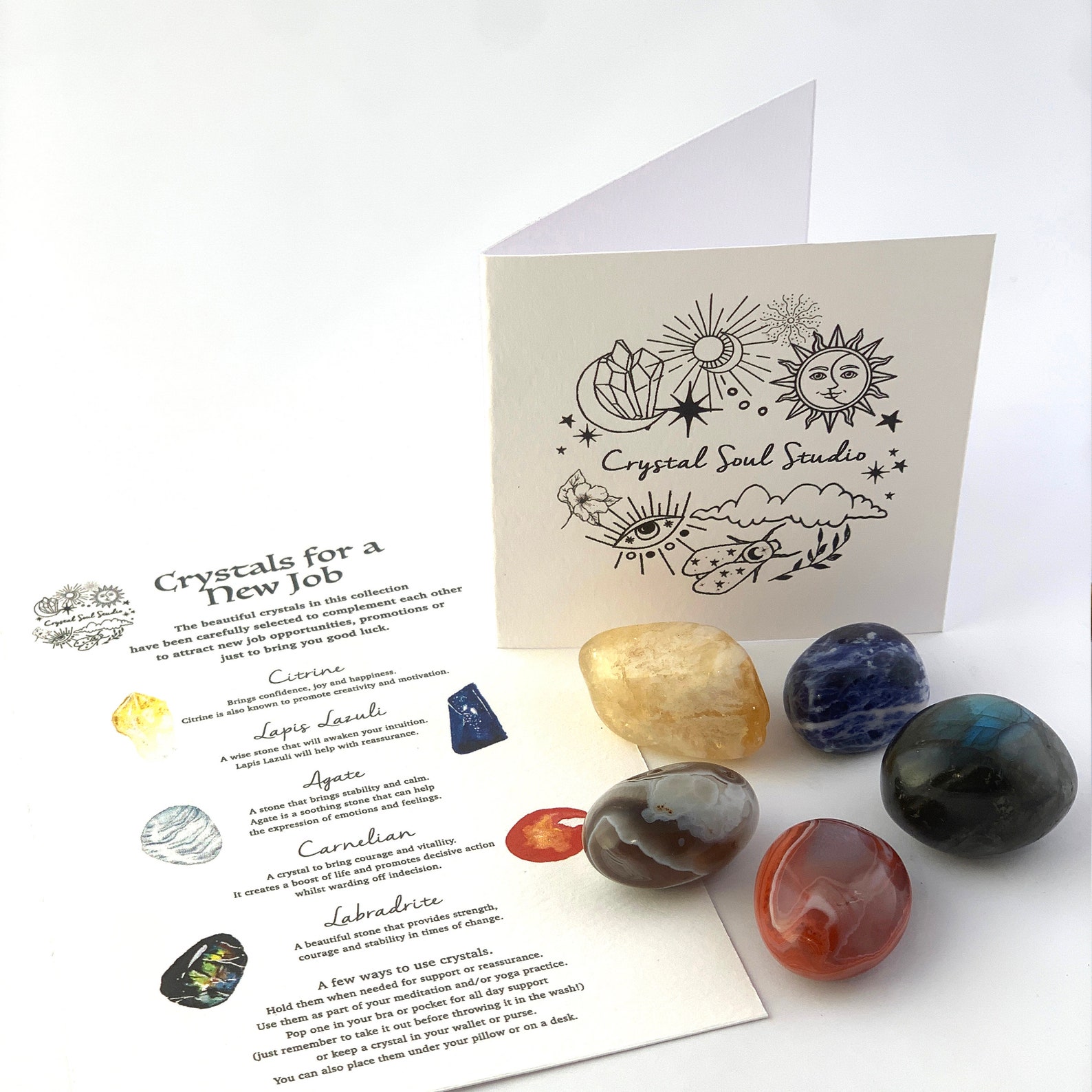 Crystals for a New Job New Job Crystals crystals for | Etsy