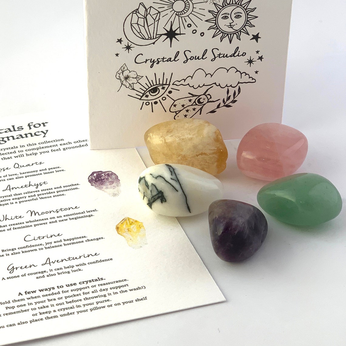 Crystals for Pregnancy Pregnancy Crystals pregnancy Crystal - Etsy