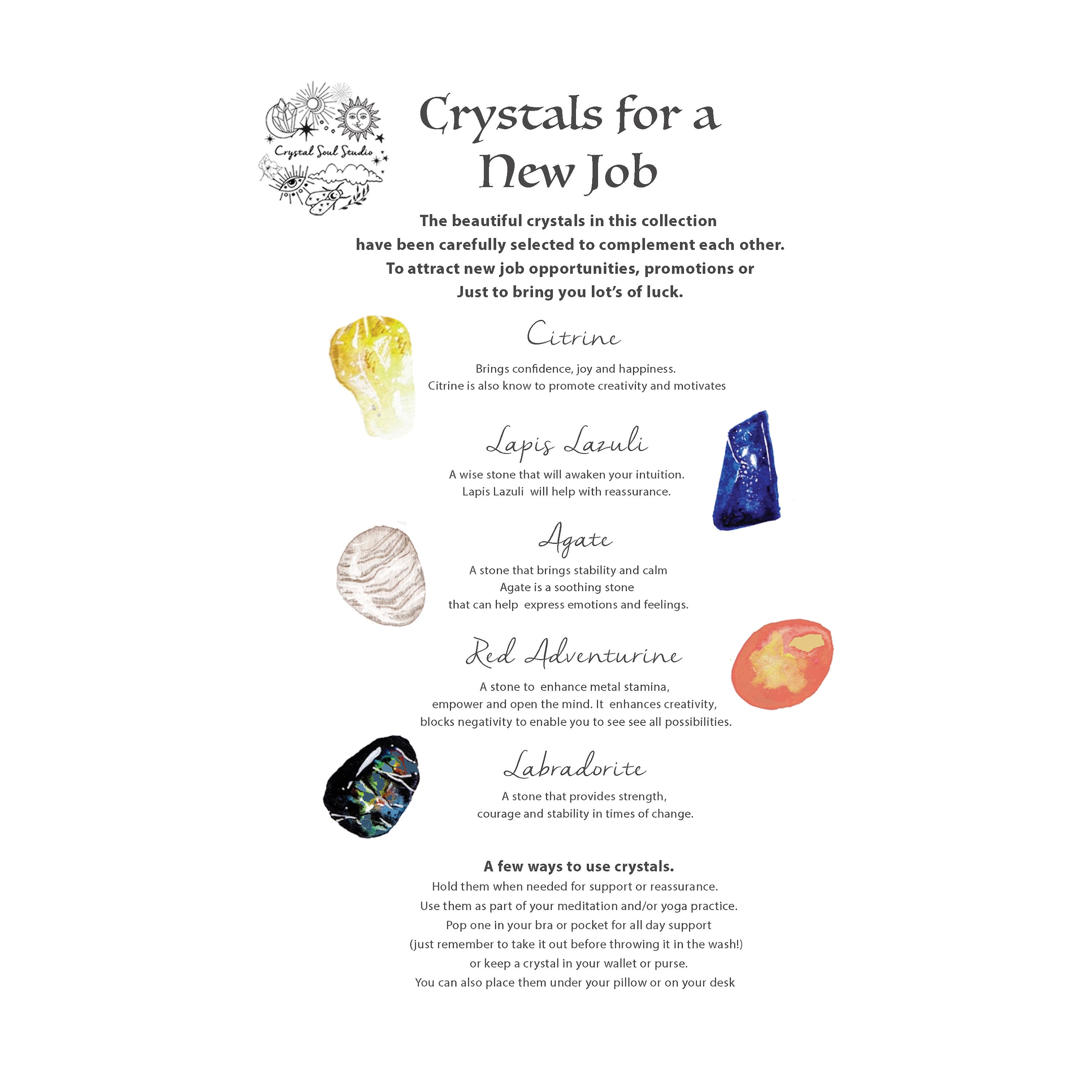 Crystals for a New Job, New Job Crystals ,crystals for Starting a New ...