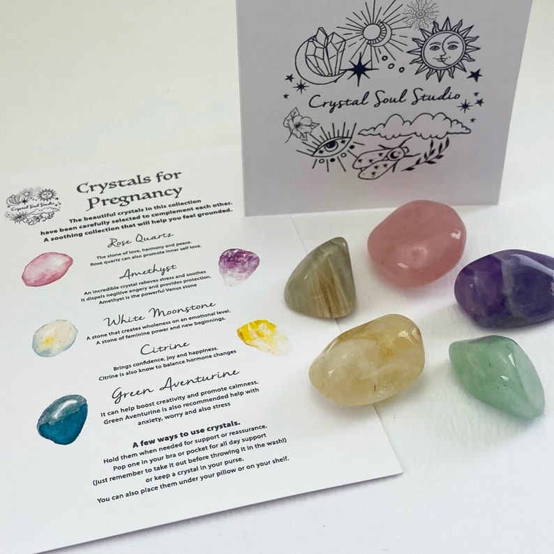 Crystals for Pregnancy, Pregnancy Crystals ,pregnancy Crystal Set,reiki ...