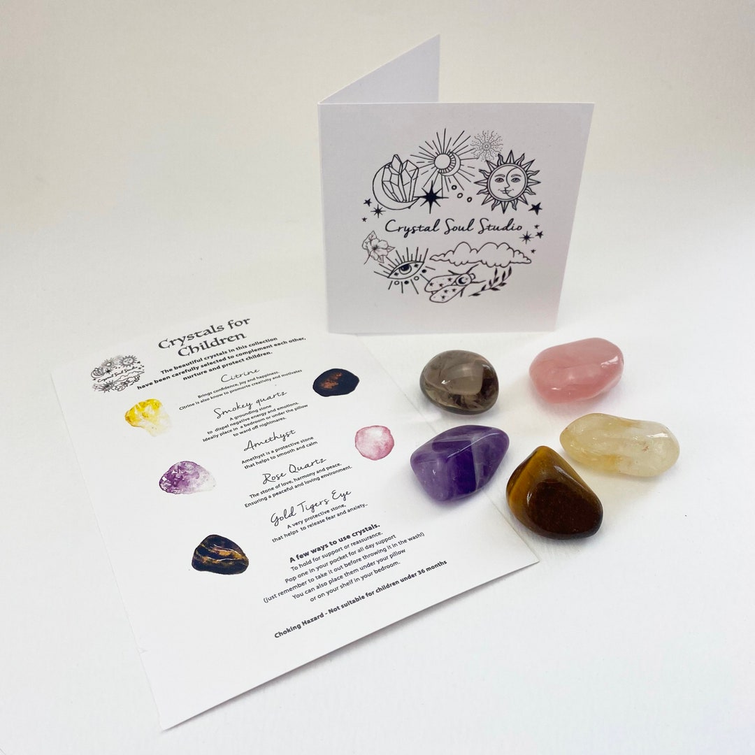 Crystals for Children,children Crystal Set, Reiki. Chakra Crystals ...