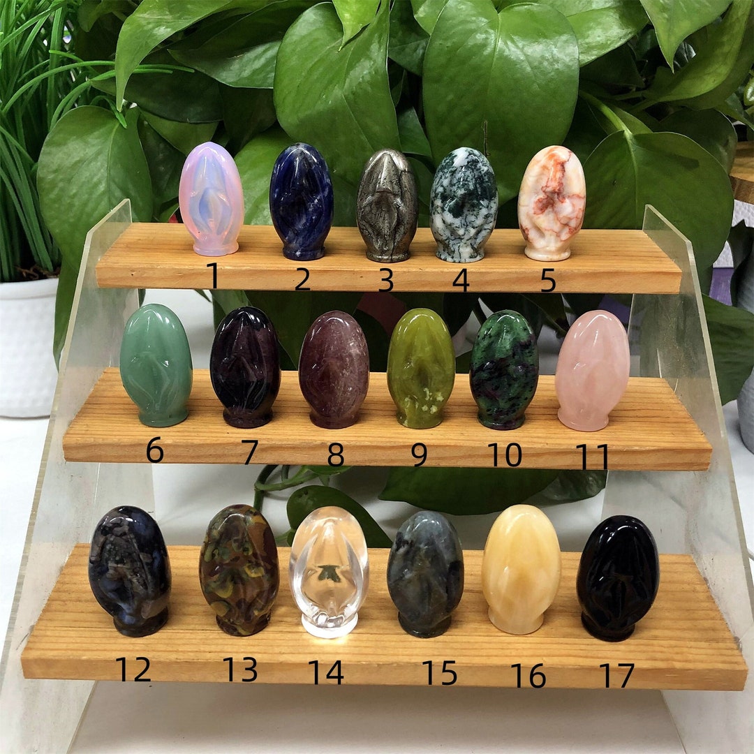 1.5'' Natural Mixed Crystal the Source of Life,crystal Carved,hand ...