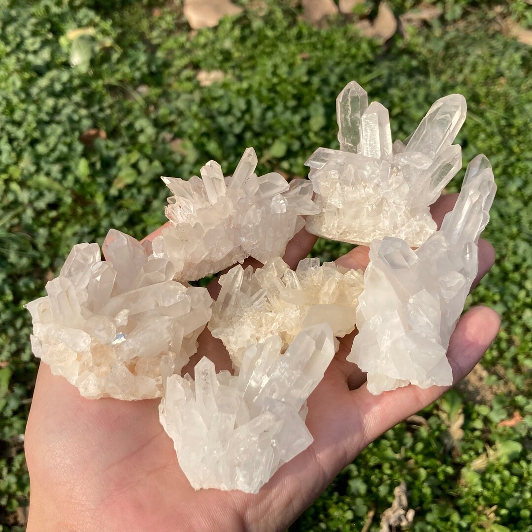 50g Natural Quartz Cluster Raw Gemstone,home Decoration,quartz Crystal ...