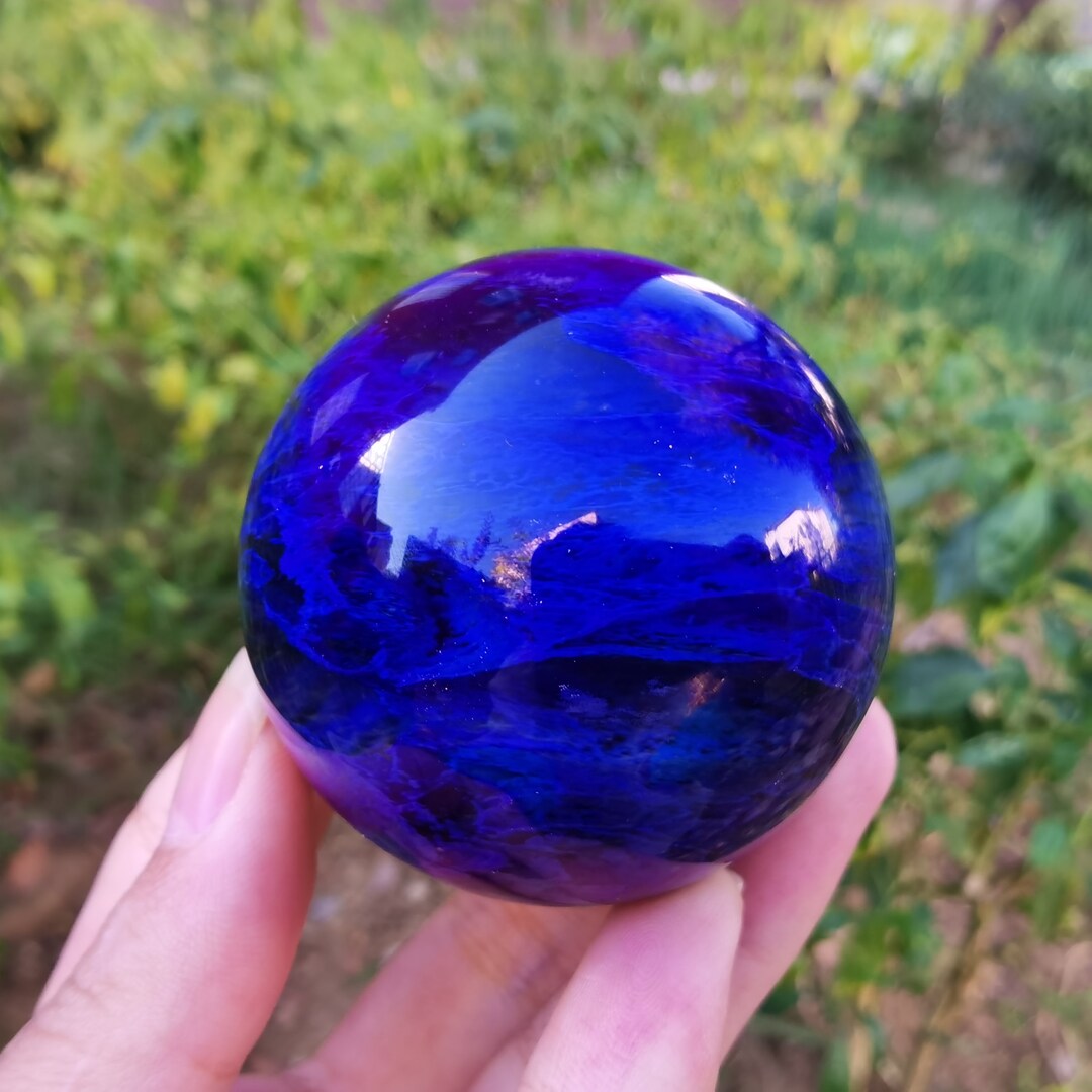 1PC Blue Melting St1pc Sphere,quartz Crystal Ball,home Decoration ...