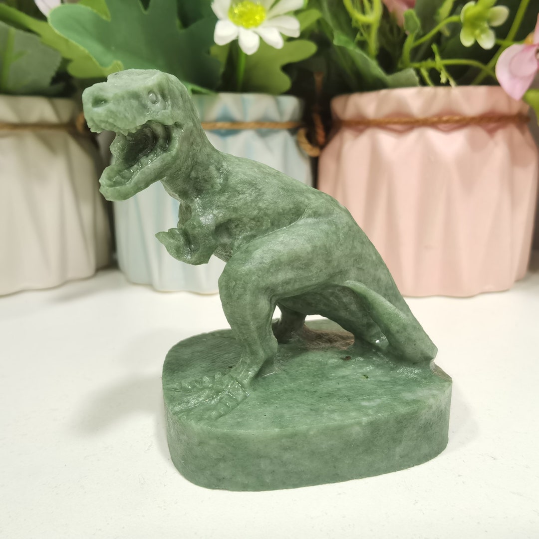 Natural Lushan Jade Dinosaur,crystal Velociraptor,crystal Heal,crystal ...