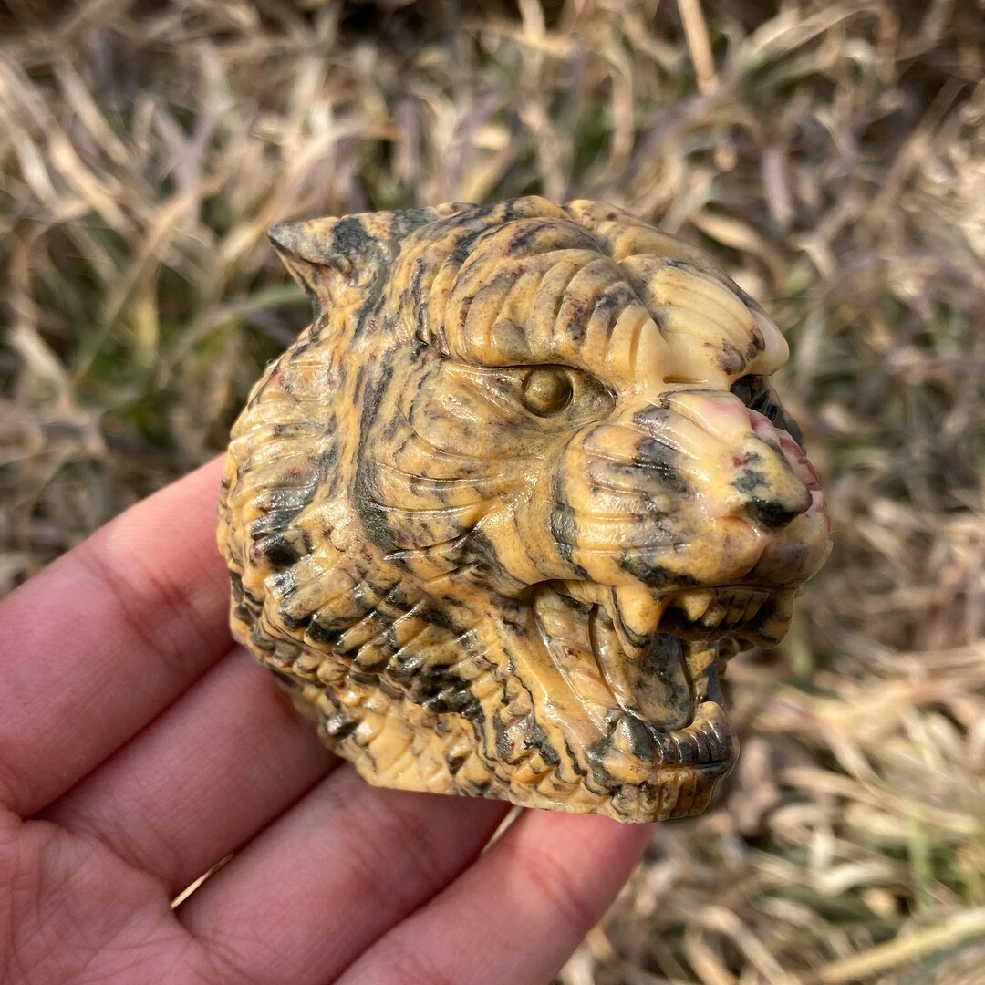 1PC 3 Natural Tiger Stripes Stone Tiger,quartz Crystal,crystal Heal ...