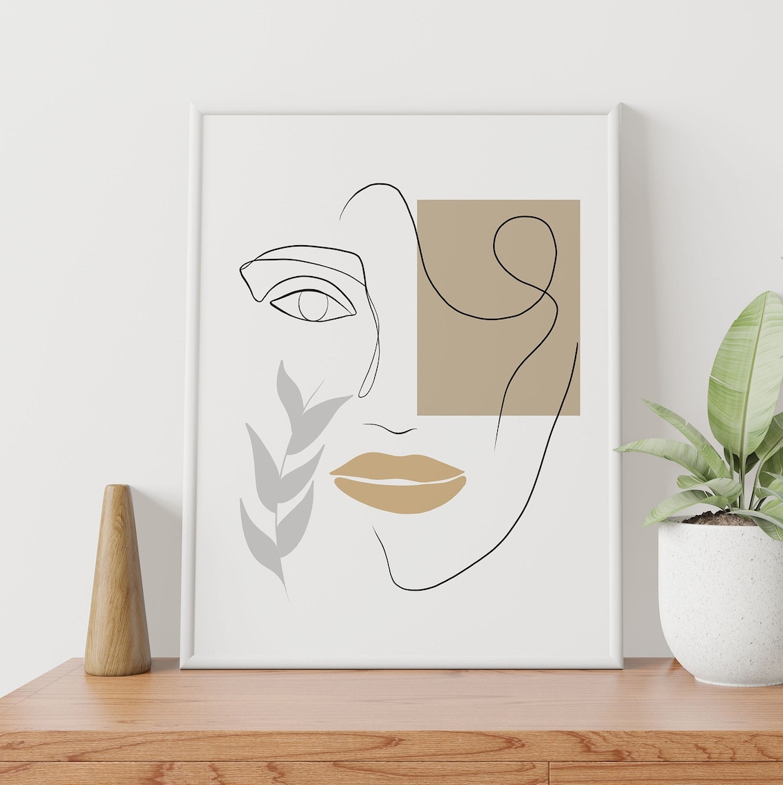 Digital Line Art, One Line Art, Woman One Line Poster ,digital Woman ...