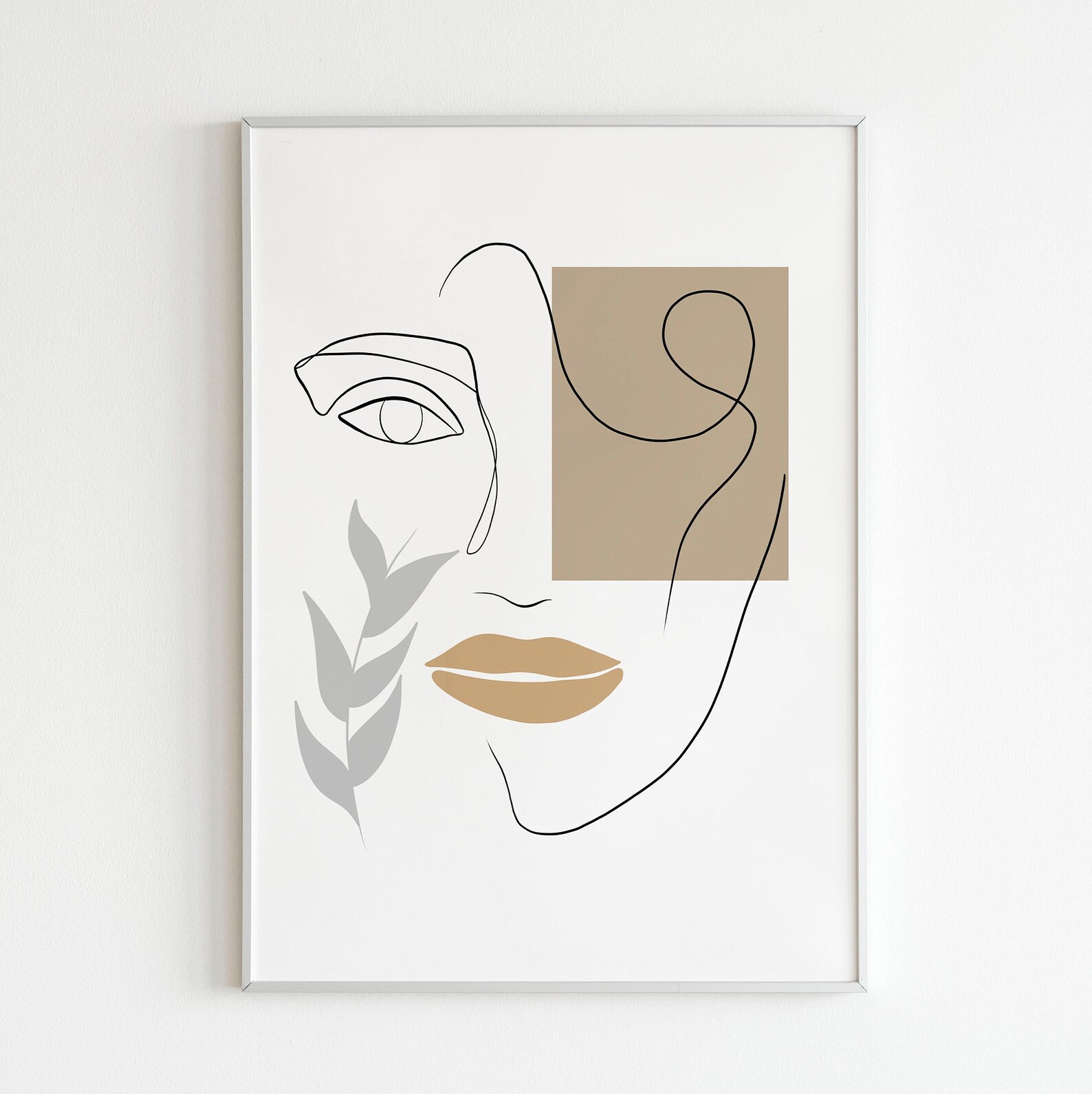 Digital Line Art, One Line Art, Woman One Line Poster ,digital Woman ...