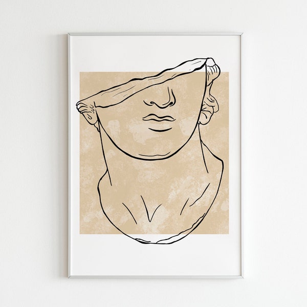 Bust Line Art - Etsy