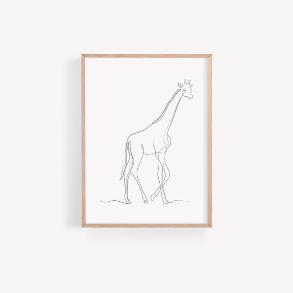 Giraffe Poster - Etsy