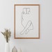 Female Reading Book Drawingwoman Reading Line Art - Etsy