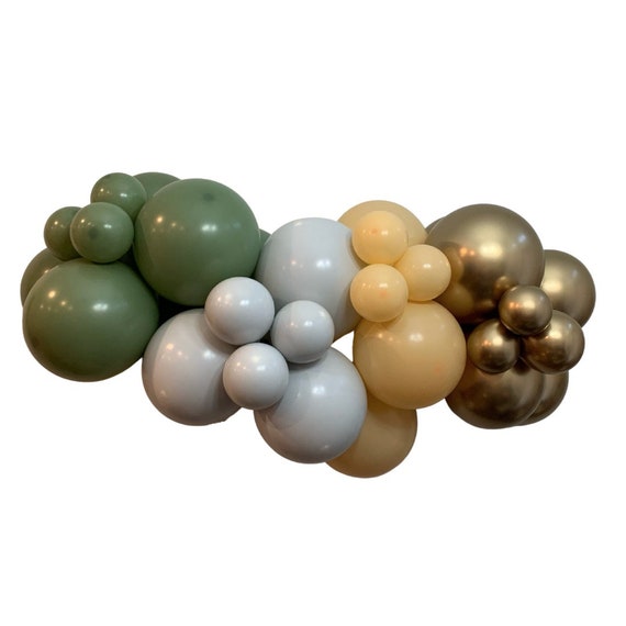 Earthy Tones Neutral Balloons DIY Balloon Garland Kit Party Supplies ...