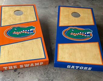 Florida Gator Cornhole Boards - Etsy