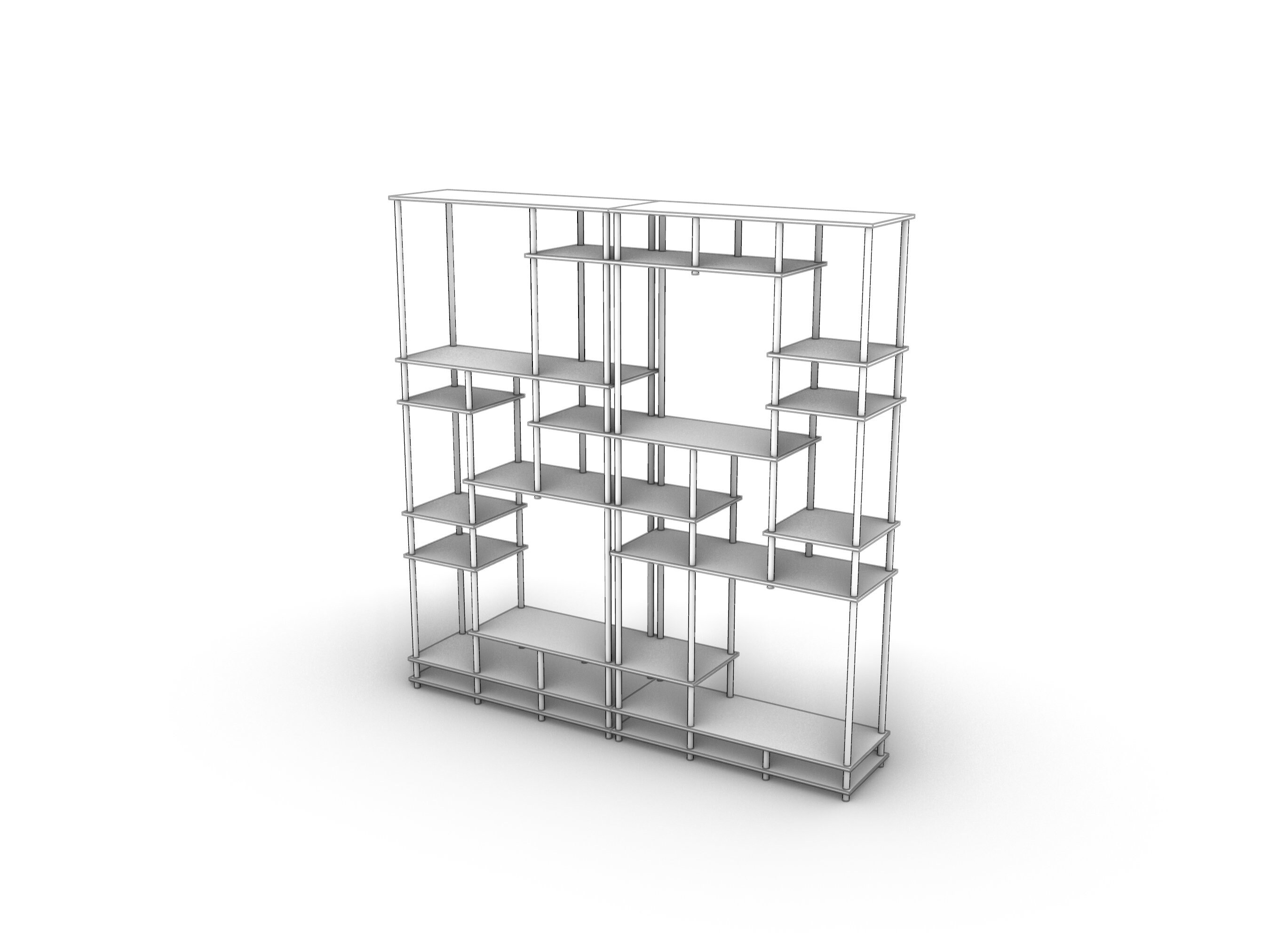 Bespoke Design Bookshelf With Contemporary Minimalist Style and ...