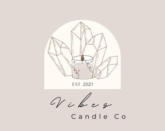 Arch Candle Label Template - Etsy