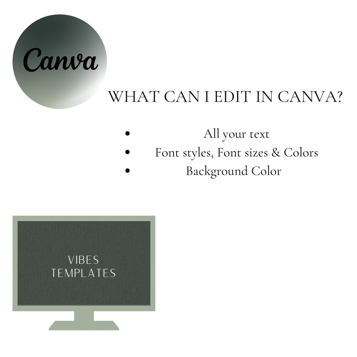 Crystal Care Card Template - Canva, Digital, Customizable, Minimal ...