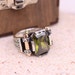 Tourmaline Mens Ring, Turkish Handmade Tourmaline Ring, Silver 925 Mens ...