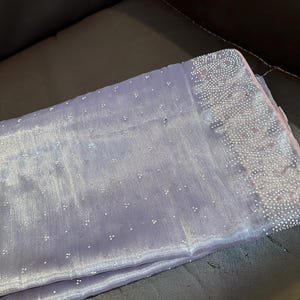 Jimmy Choo Party Wear Saree With Silver Accents | Party Wear Sarees ...