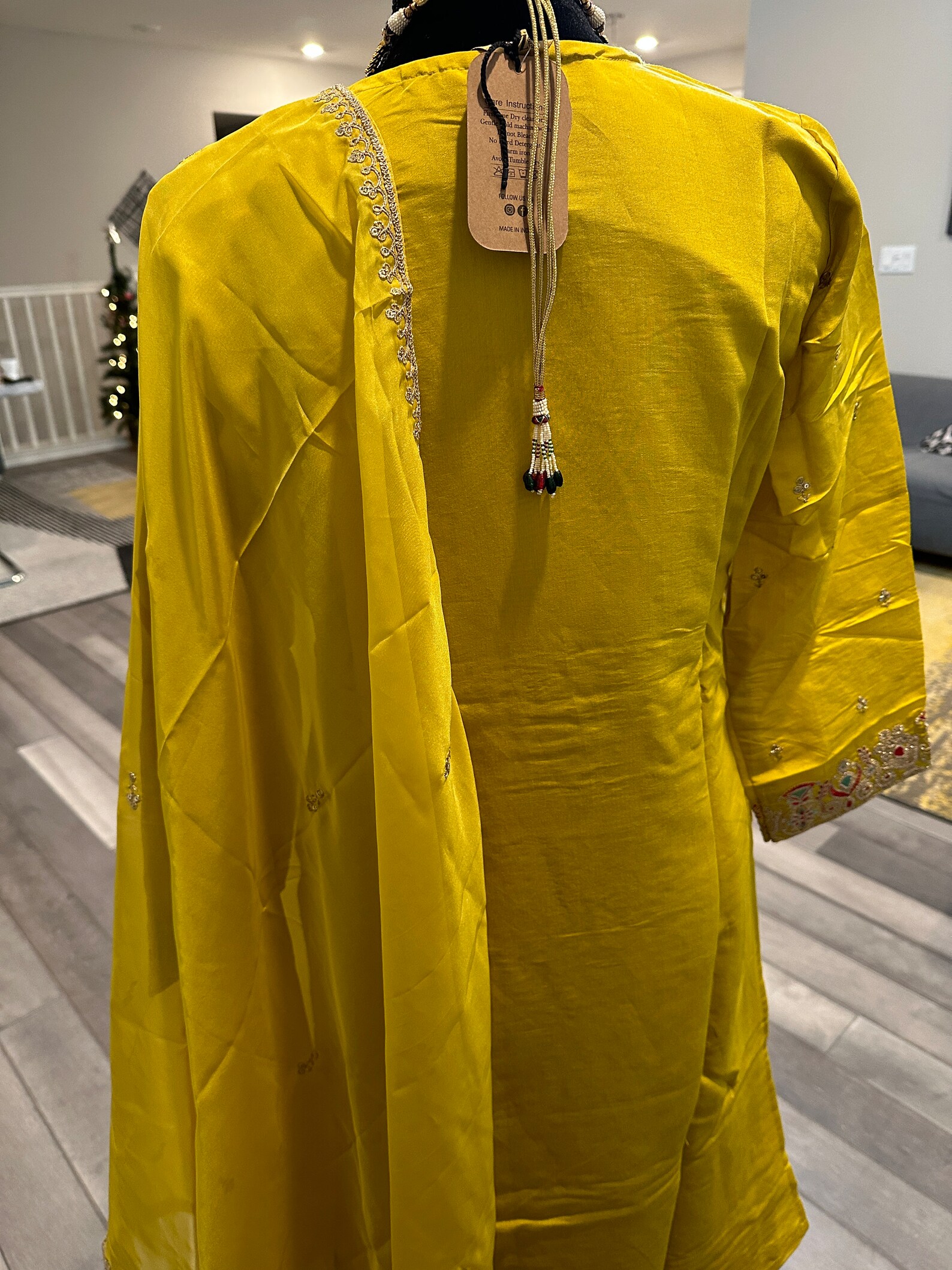 Size L: Roman Silk Sharara Set With Zardosi and Sequin Work | Sharara ...