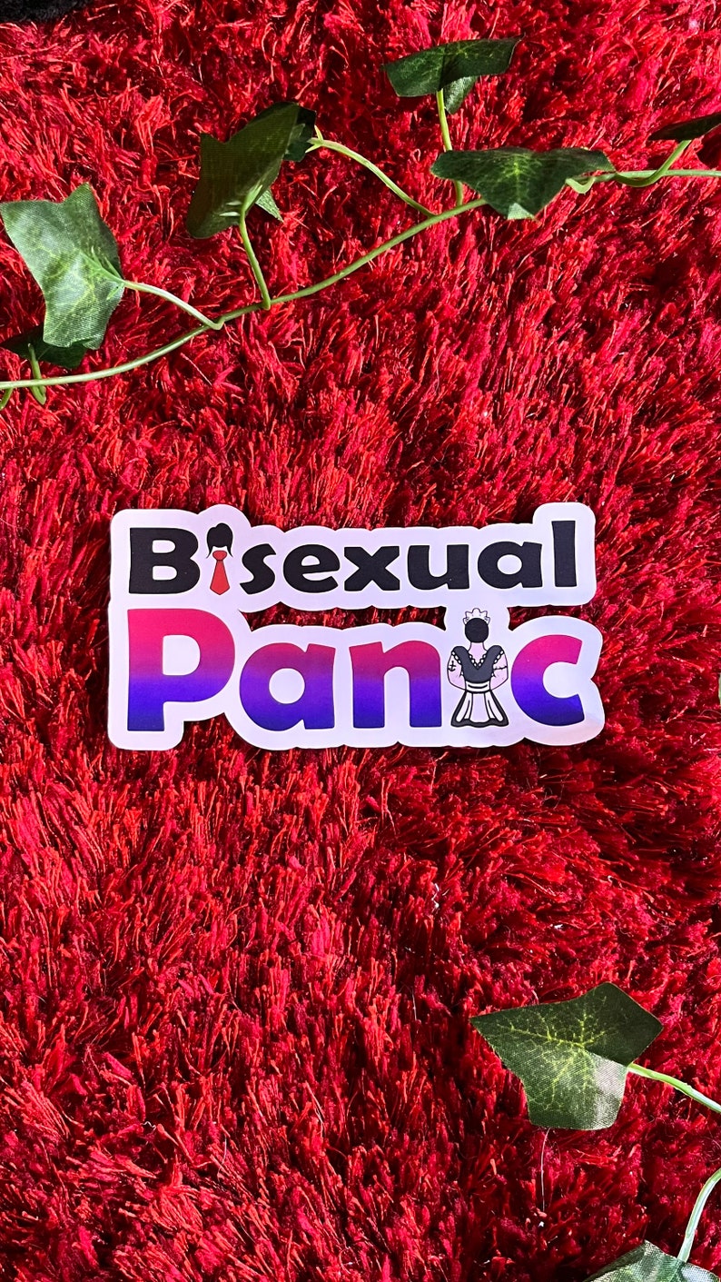 Bisexual Panic Die-cut Sticker LGBT Pride - Etsy