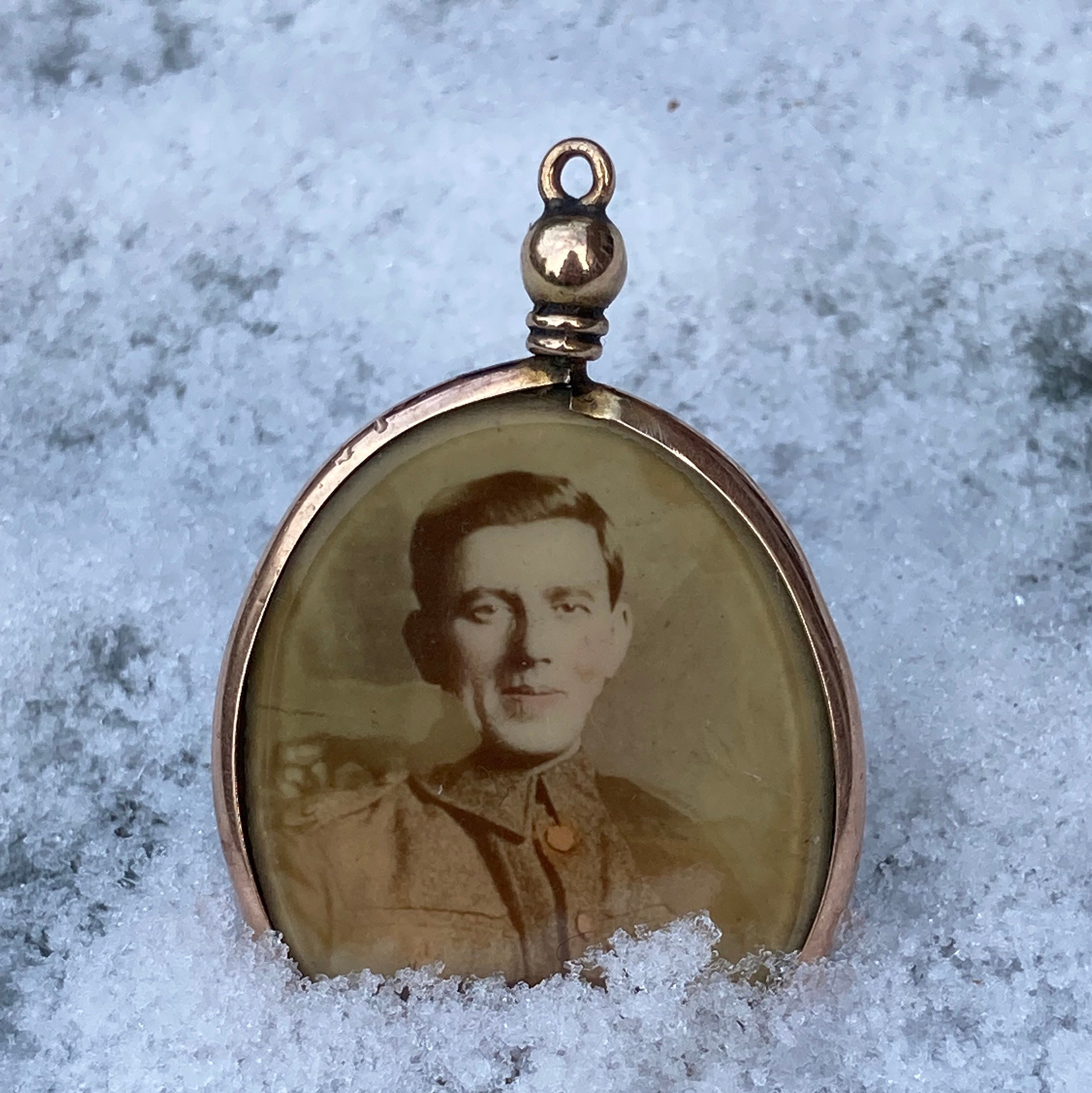 Antique World War One 9 Carat Gold Picture Locket. - Etsy