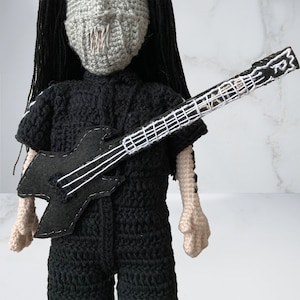 Slipknot Mick Thompson Inspired Crochet Tribute - Customizable Posable ...