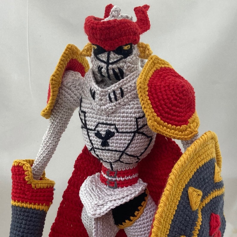 Gallantmon From Digimon Crochet Action Figure Amigurumi - Etsy