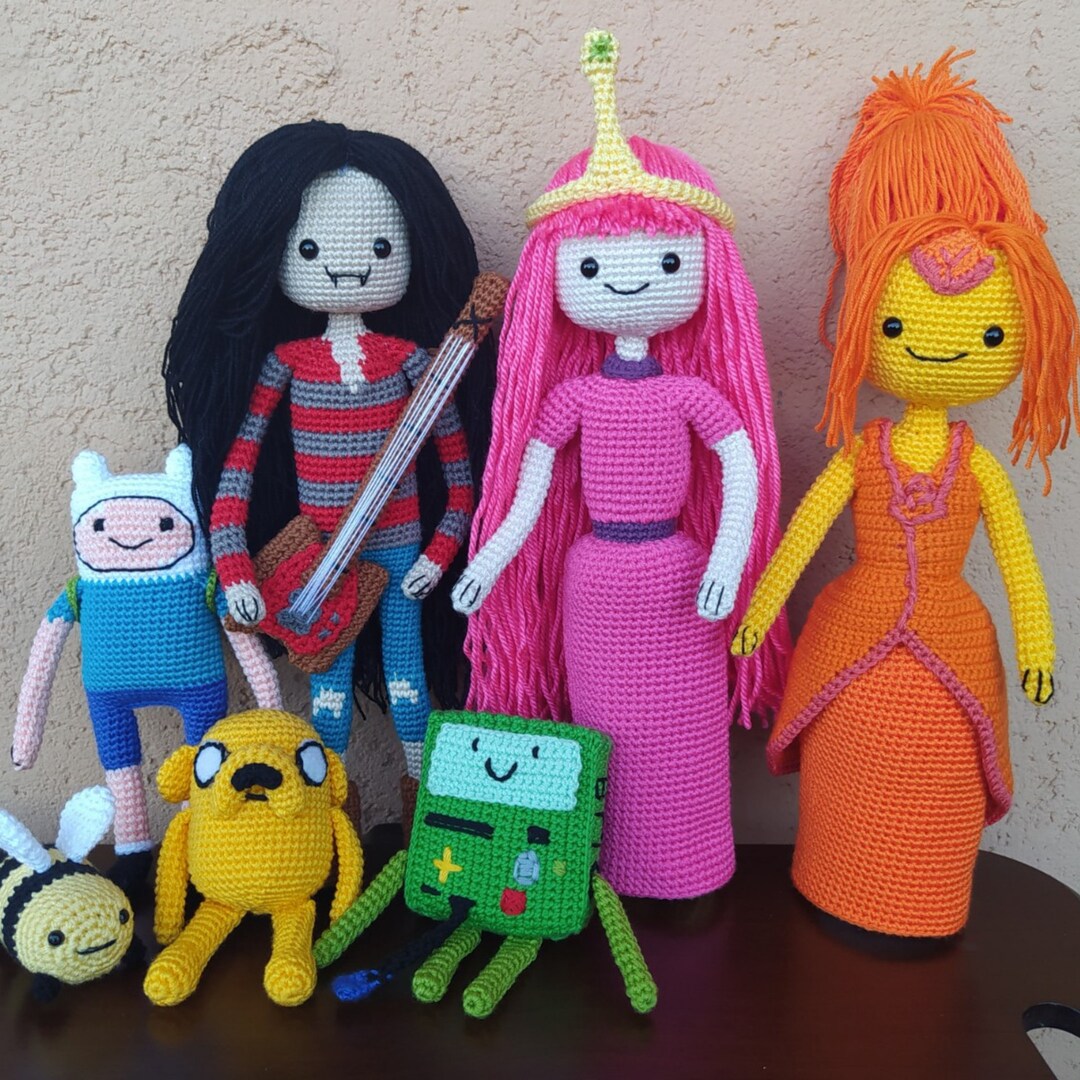 Adventure Time Family Handmade Crochet Dolls Action Figure Amigurumi - Etsy
