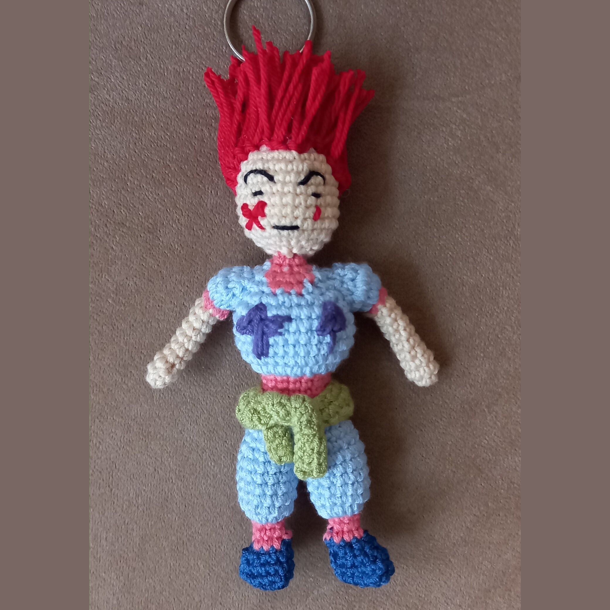 Personalized Keychain Amigurumi, Custom Keychain Doll, Look-a-like Doll ...