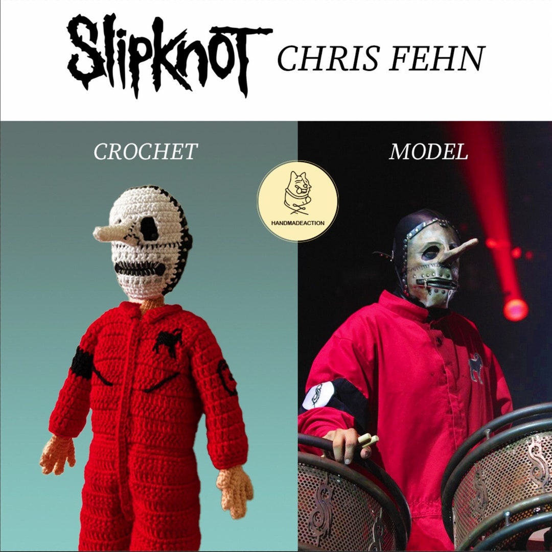 Chris Fenn Crochet Doll Tributo a Slipknot hecho a mano posable ...