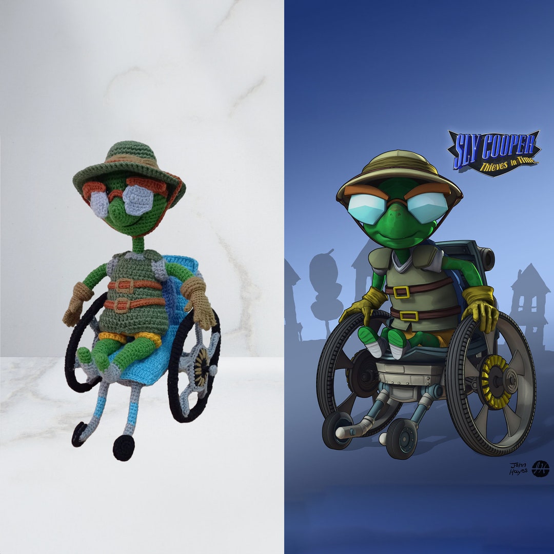 Sly Cooper Thieves in Time Crochet Action Figure Amigurumi Doll - Etsy