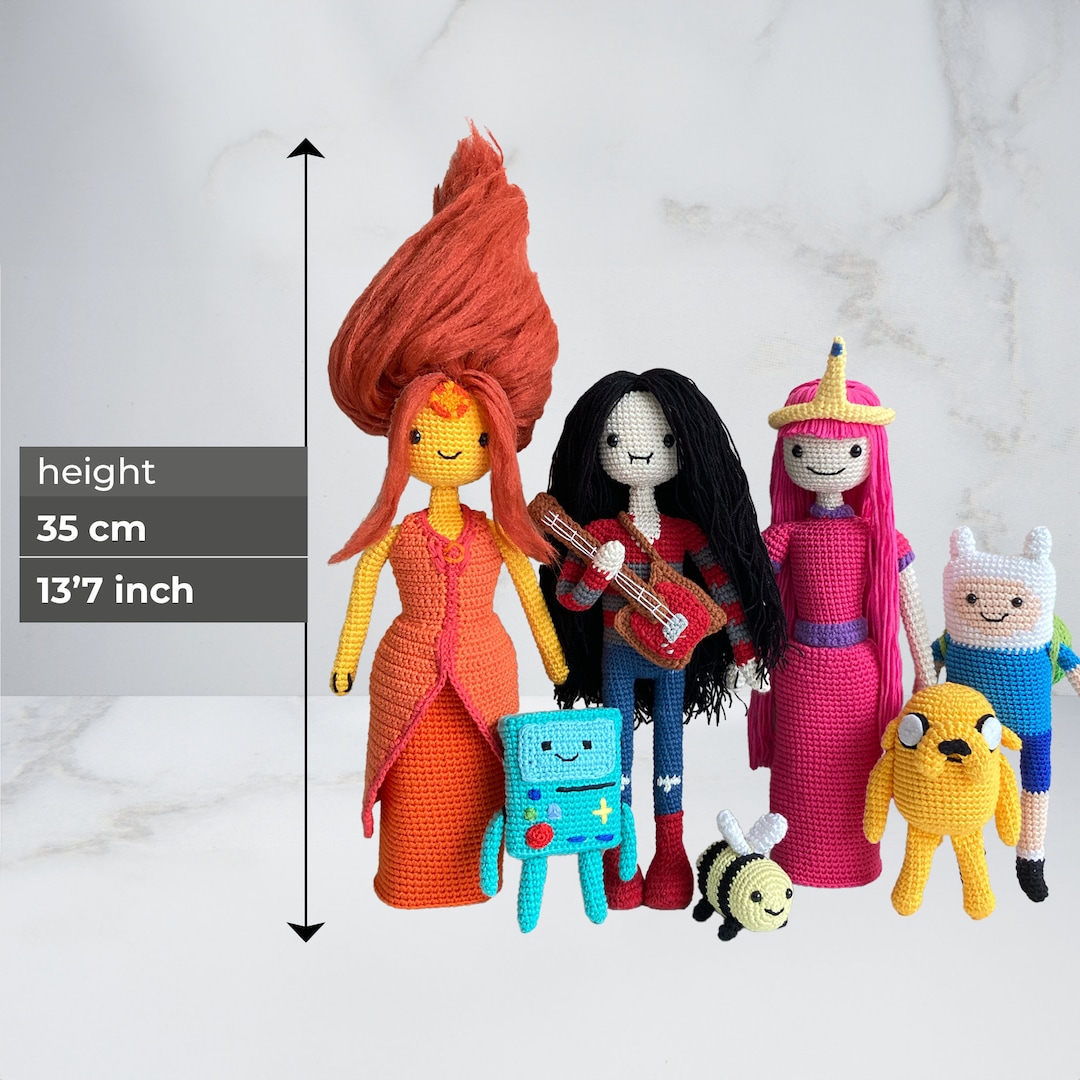 Adventure Time Family Set - Complete 7 Character Amigurumi Collection ...