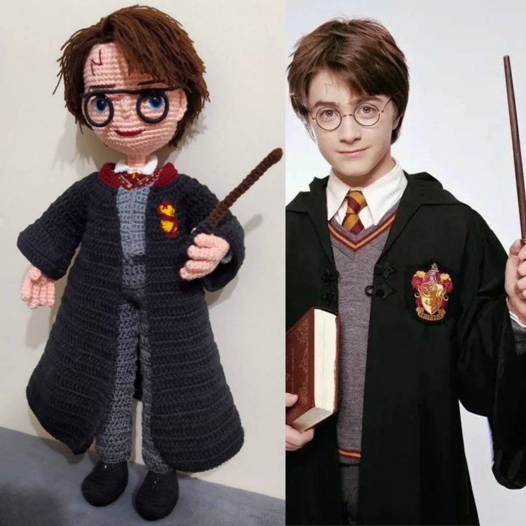 Harry Potter Handmade Crochet Doll Action Figure Amigurumi - Etsy