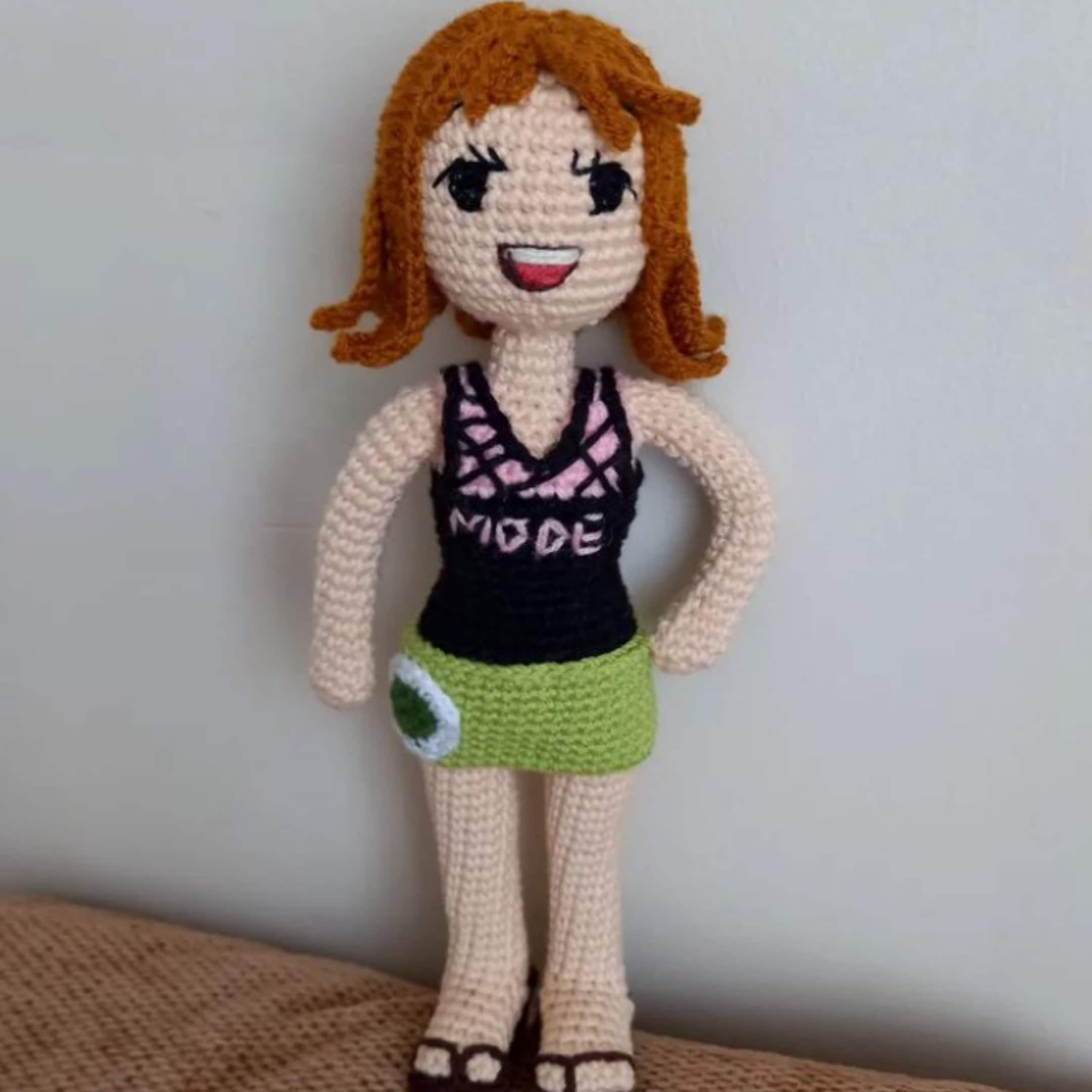 Nami One Piece Handmade Crochet Doll Action Figure Amigurumi - Etsy