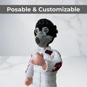 Customizable Sid Wilson Amigurumi Doll: Handmade Slipknot Tribute - Etsy