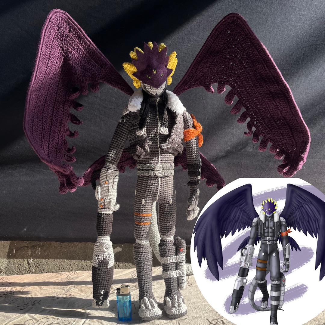 Beelzebumon: Blast Mode Crochet Action Figure Amigurumi - Etsy